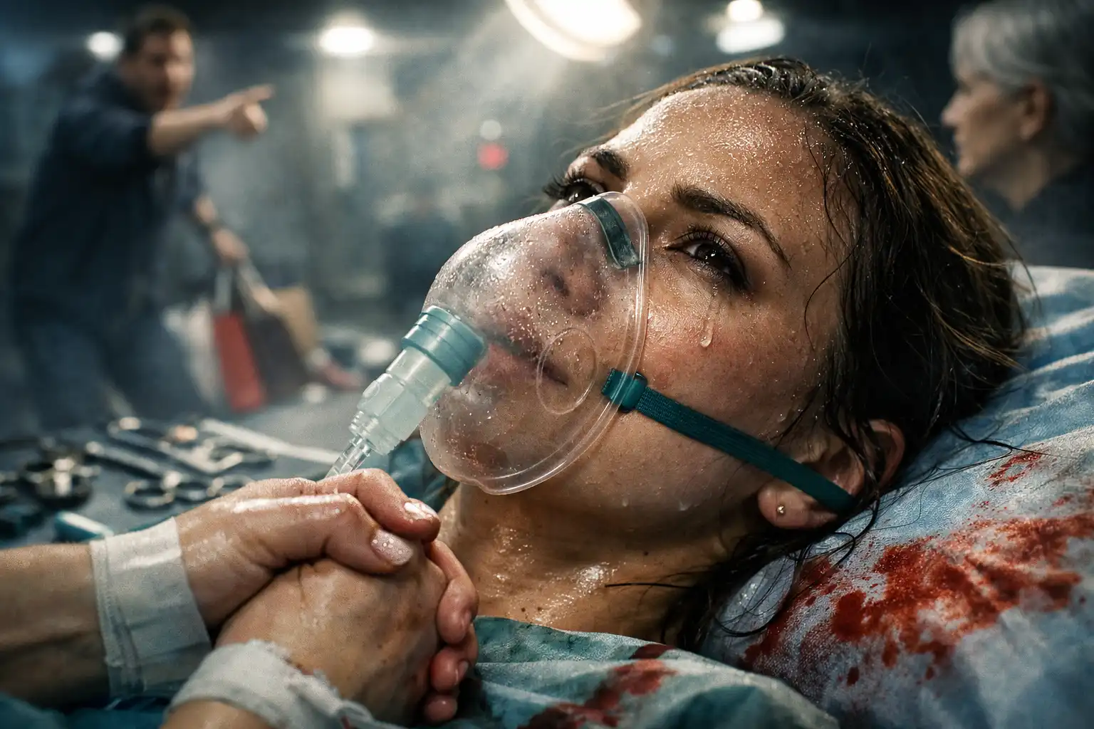 I BLED ON THE OR TABLE WHILE HE DEMANDED A PATERNITY TEST